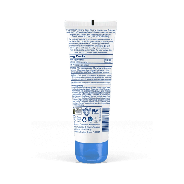 Stream2Sea Every Day Shimmer 2.5 oz SPF 45 Sunscreen | New England Dive